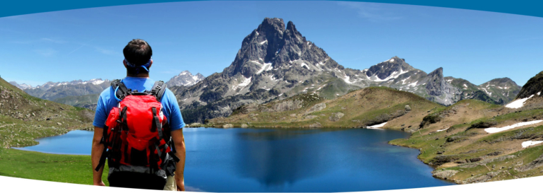 Ville de Laruns, le coeur de la vallée d'Ossau, Pyrénées Atlantiques 64